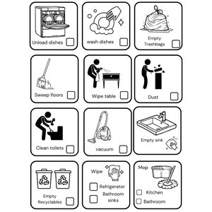 Essential Checklist Bundle, Cleaning, Self-care, Routine (digital ...