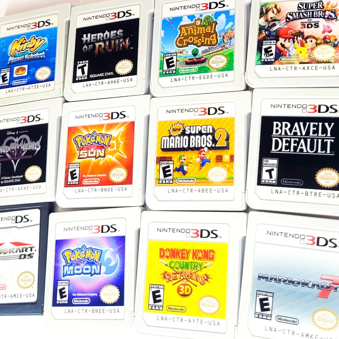 Authentic Nintendo DS/3DS Games You Pick and Choose Video Game Lot - Etsy