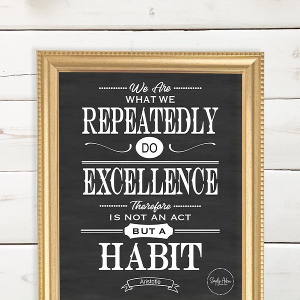 We Repeatedly Do - Etsy