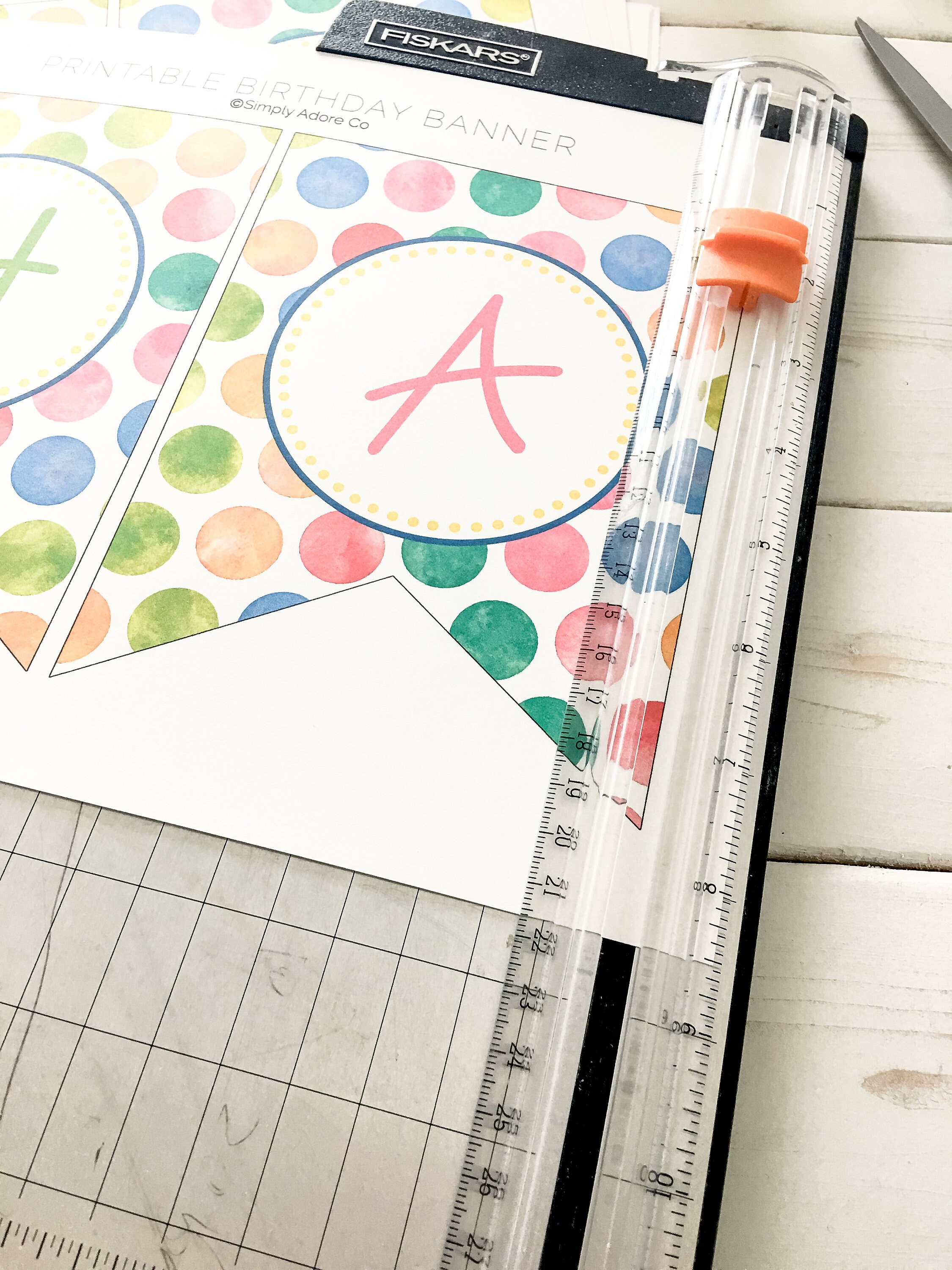 Printable Birthday Banner | Polka Dots | DIY Banner | Digital Download ...