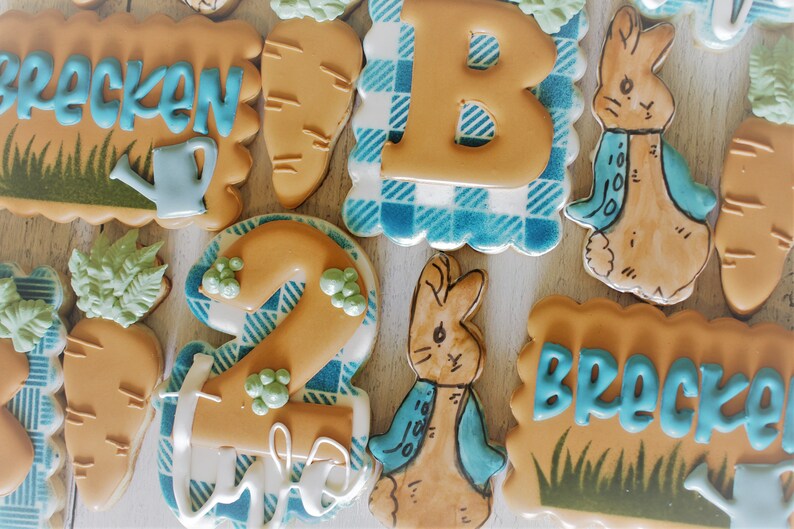 Peter Rabbit Inspired Sugar Cookies - Etsy