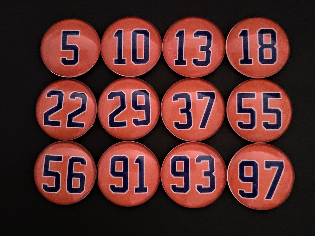 Edmonton Oilers Hockey 2024 - 2025 Roster Glass Magnet Setjewelmi - Etsy