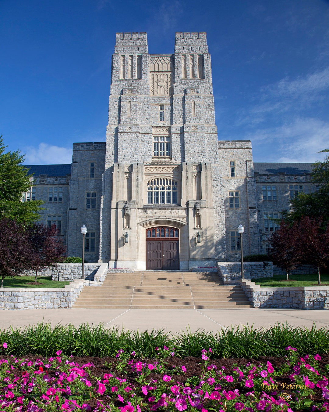 Burruss Hall Virginia Tech - Etsy Denmark