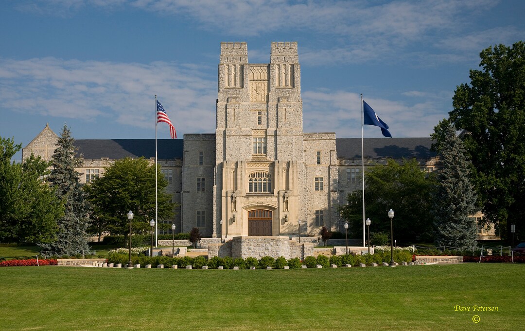 Burruss Hall-virginia Tech Campus - Etsy