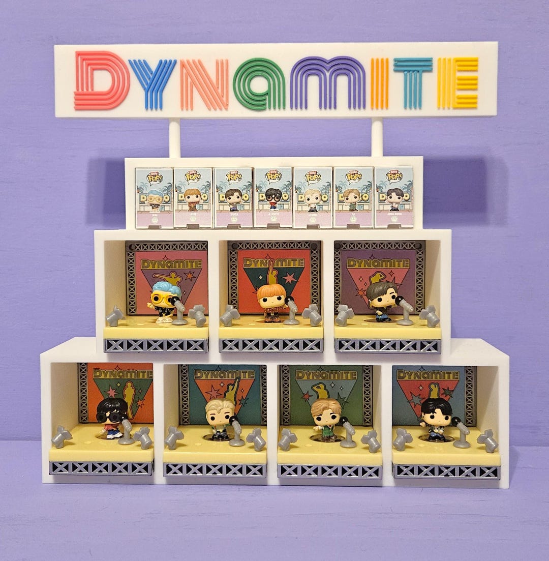 BTS Dynamite Bitty Pops Display Stand: 3D Printed BTS Merchandise - Etsy