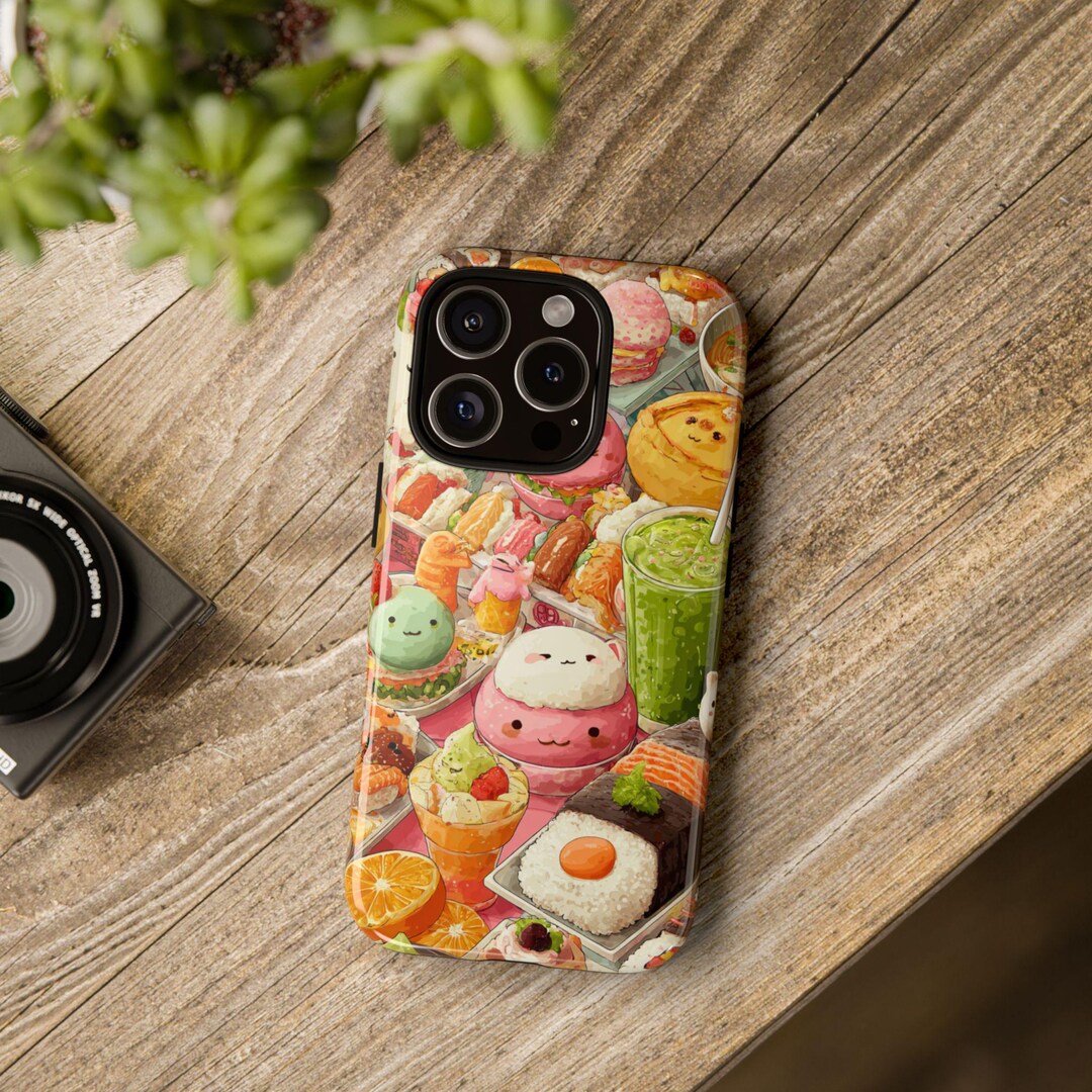 Kawaii Food Phone Case: Pastel Dessert & Sushi Print - Etsy