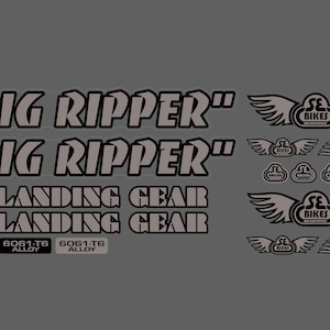 Big Ripper Stickers Kit - Etsy