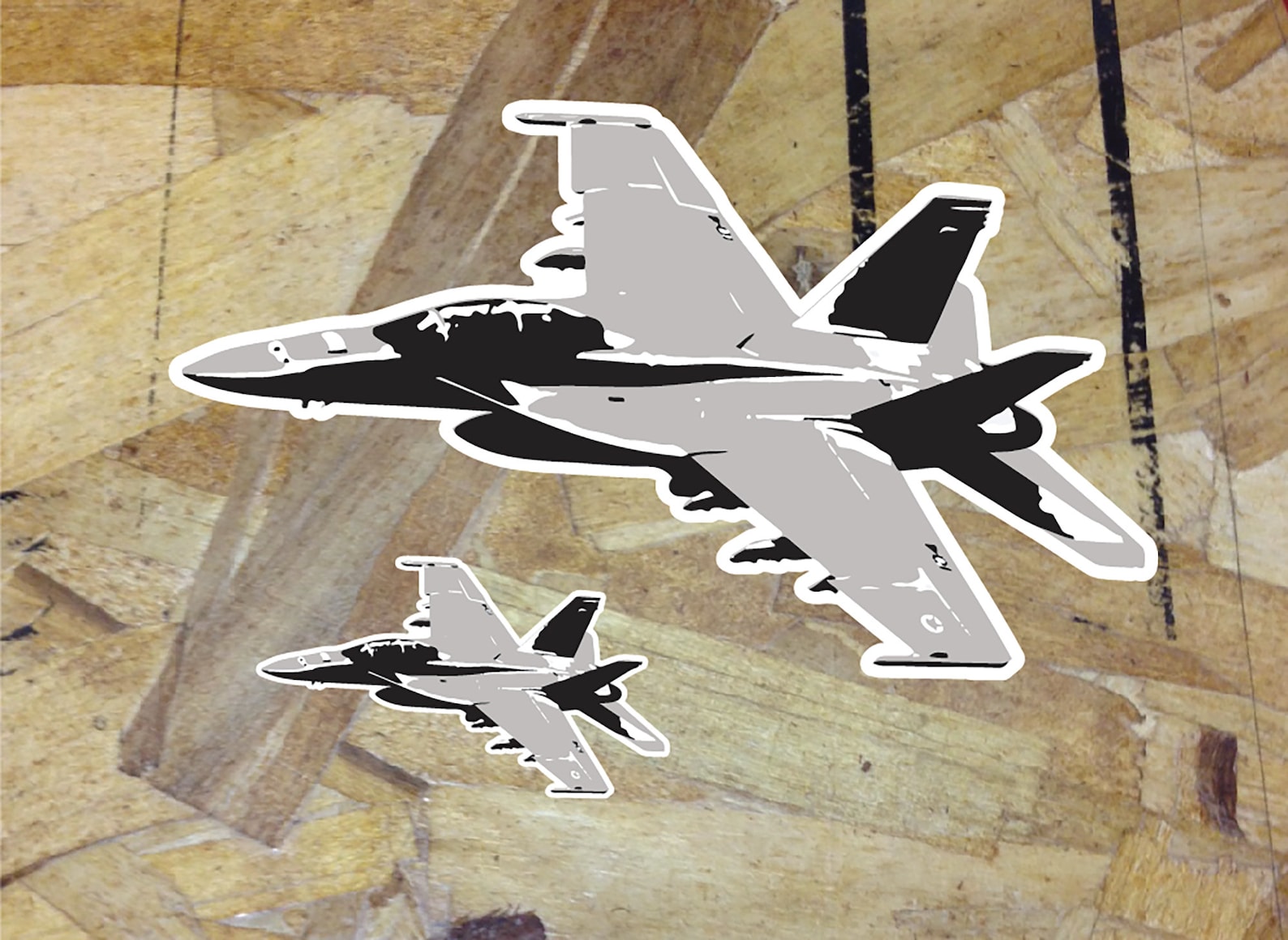 F-18 Hornet Sticker Bumper Window Car Truck Decal Military Aircraft - 4 ...