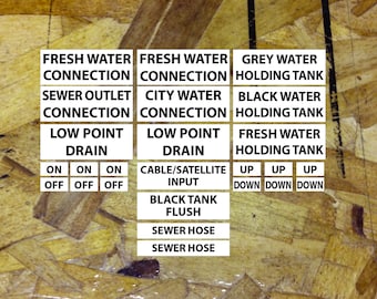 RV Trailer Hauler Camper Motor-home Large Decals/graphics - Etsy