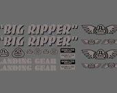 SE Bikes BMX BIG Ripper Landing Gear Stickers Decals Bike Kit - Etsy