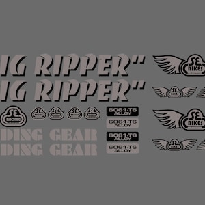 Big Ripper Stickers Kit - Etsy