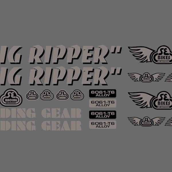 Se Bikes Landing Gear Sticker - Etsy