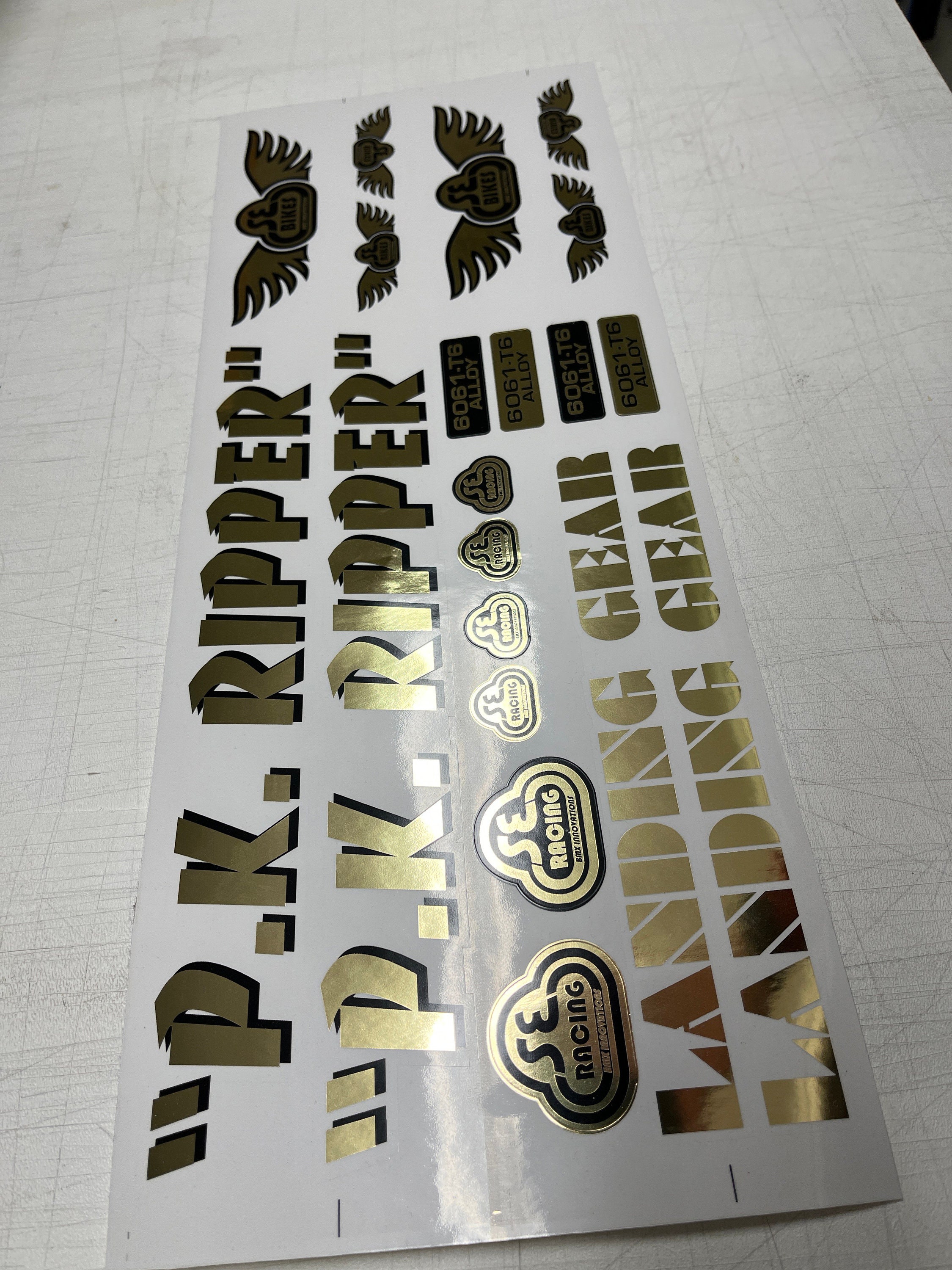 SE Bikes BMX BIG Ripper Landing Gear Stickers Decals Bike Kit - Etsy