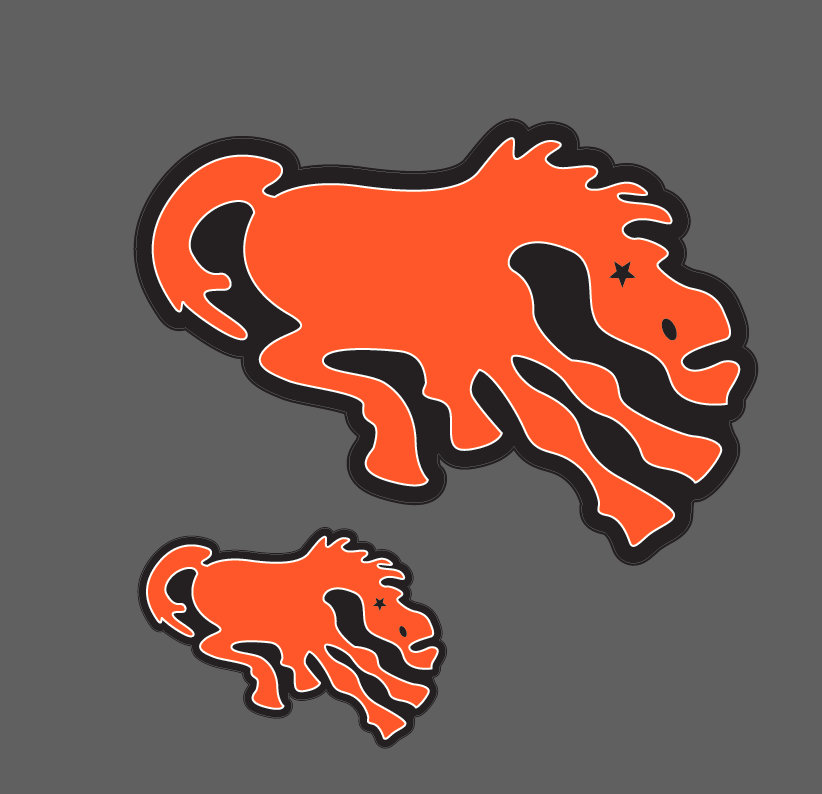Broncos Mascot Logo