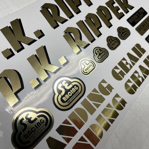 SE Bikes MONSTER Flyer Landing Gear Stickers Decals Bike Kit Gold/black ...