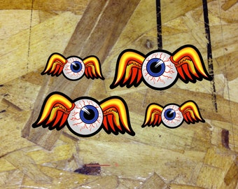 Flying Eyeballs | Etsy