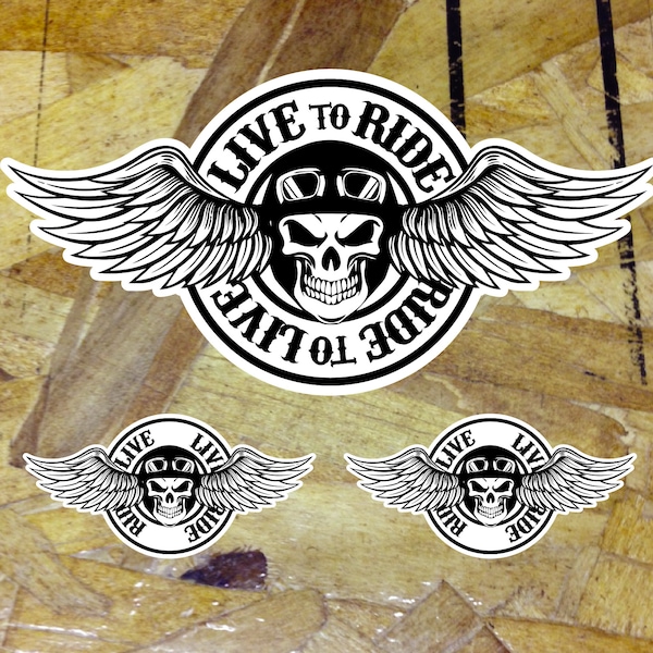 Motorcycle Helmet Decal - Etsy