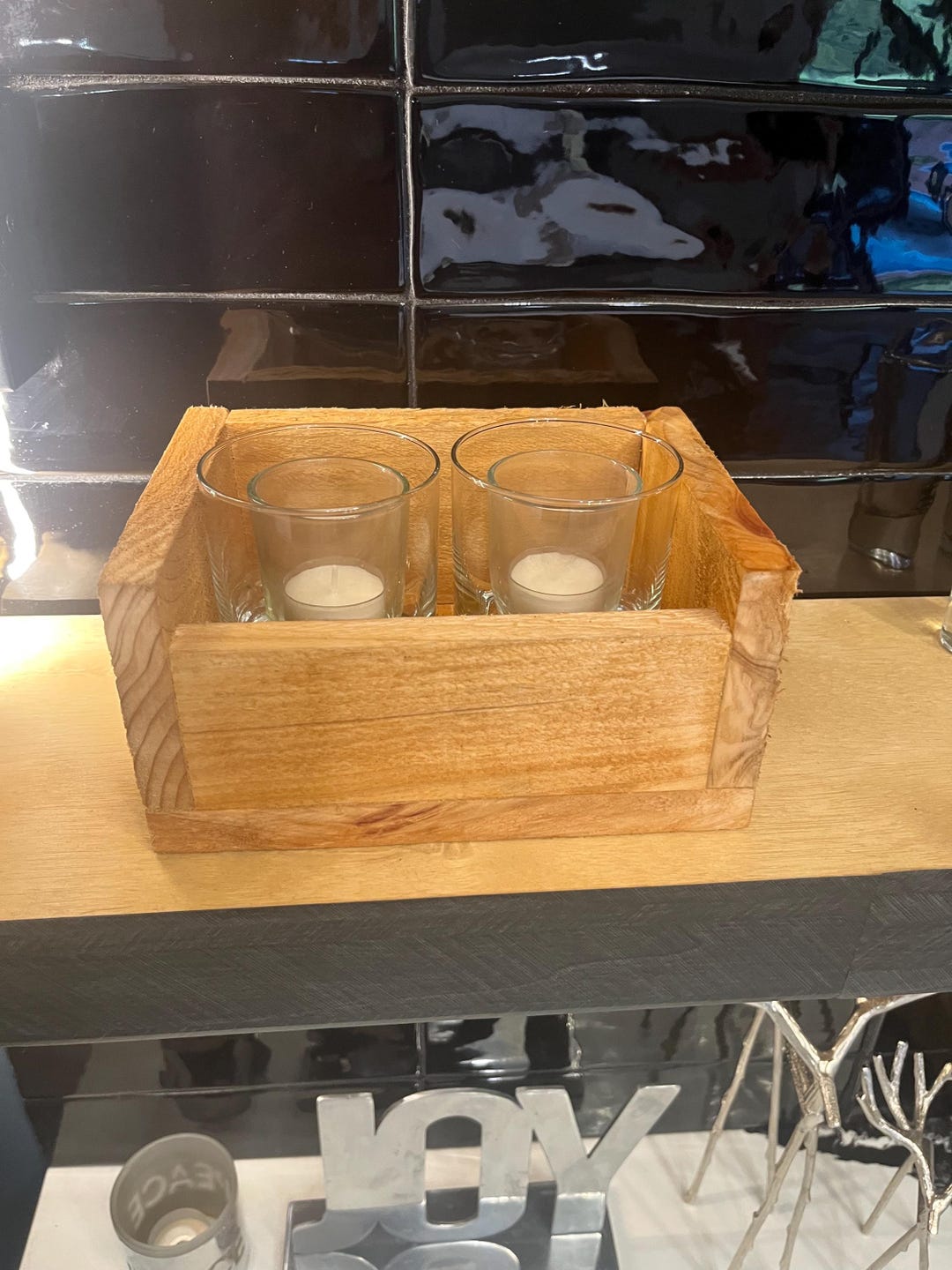 Handmade Rough Hewn Cedar Box. Handy Storage for Office, Kitchen, Bar ...