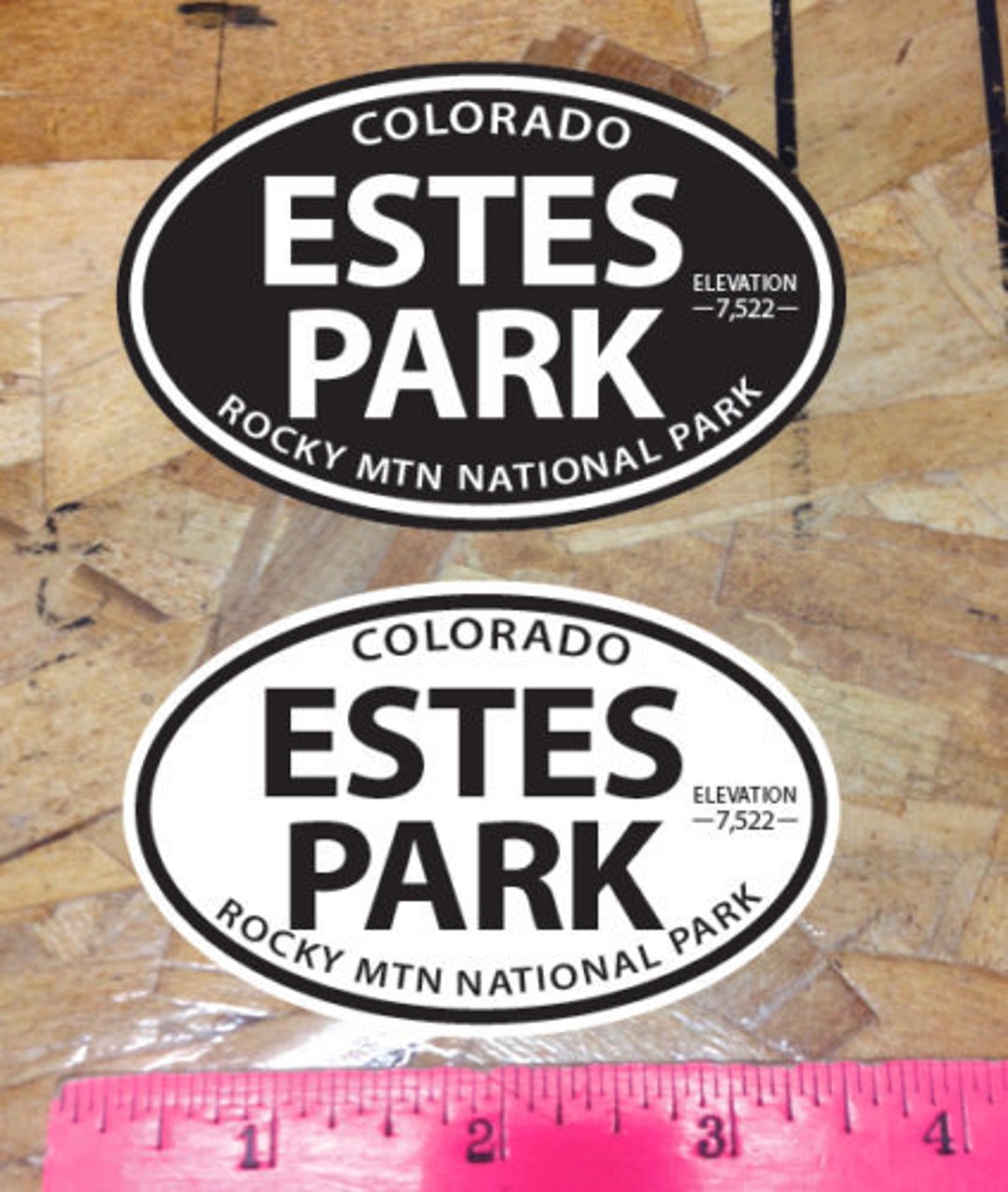 Estes Park Colorado Elevation Decal Sticker 3-1/2" Rocky Mountain ...