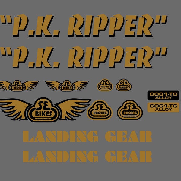 Se Bikes Landing Gear Sticker - Etsy