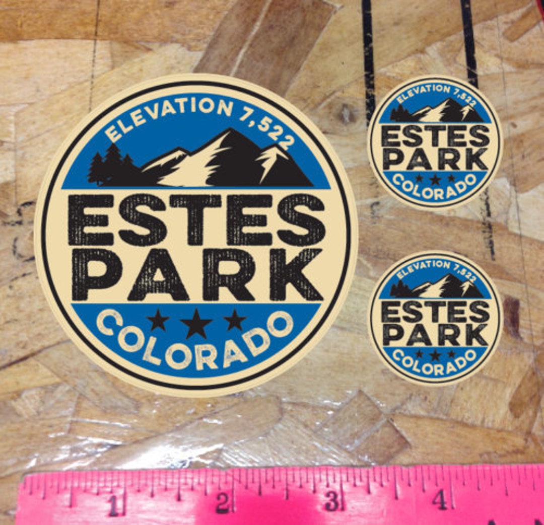 Estes Park Colorado Elevation Decal Sticker 3-1/2" Rocky Mountain ...