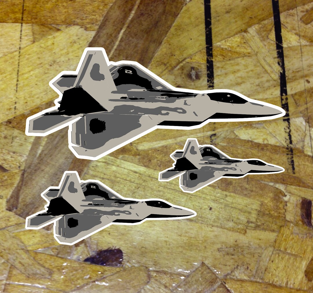 F-22 Raptor F22 Sticker Bumper Window Car Truck Decal Military Aircraft ...