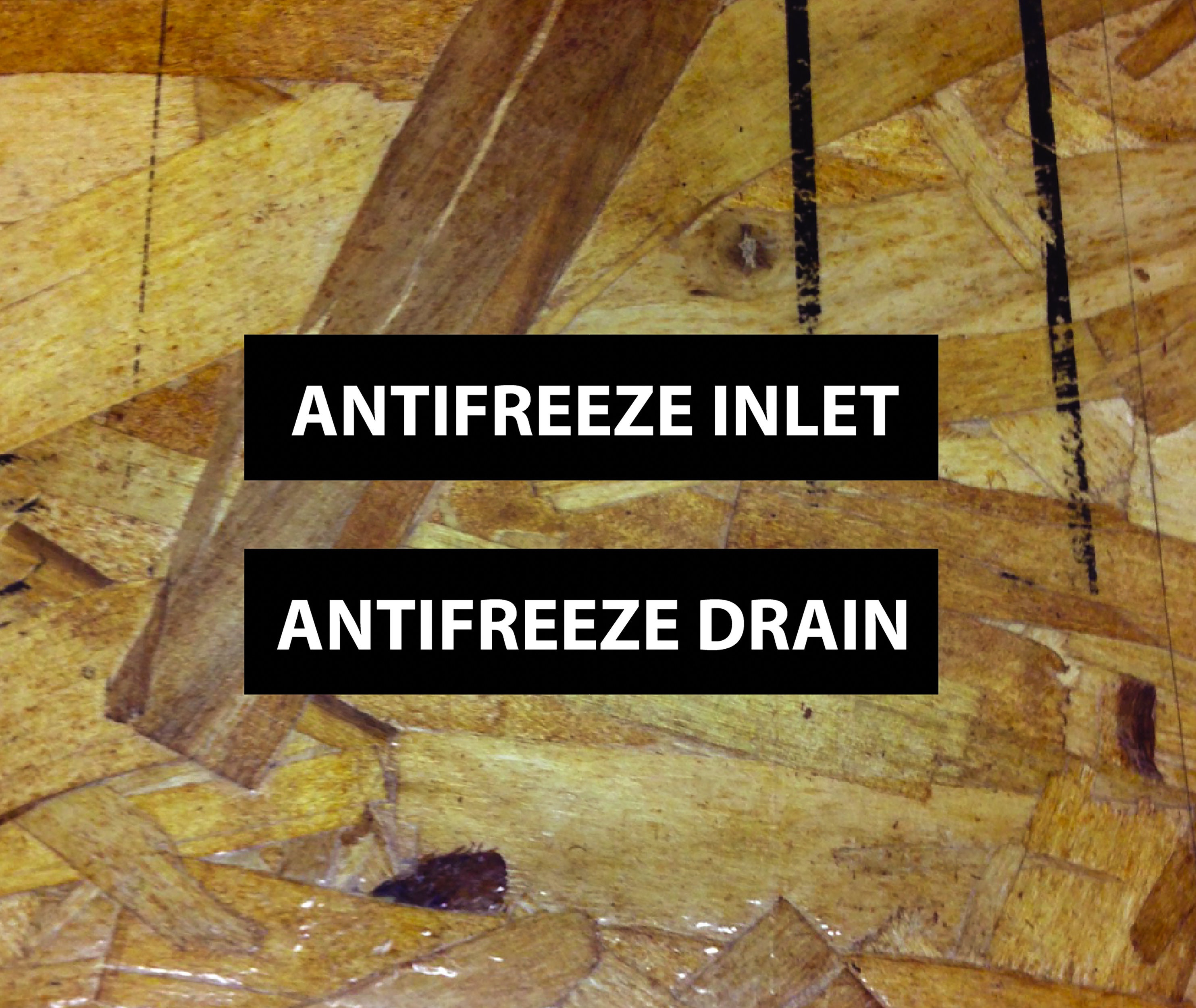 RV Camper Motorhome 5th Water Tank ANTIFREEZE Winterizing Label Decals ...