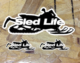 Sled Bumper Decal - Etsy