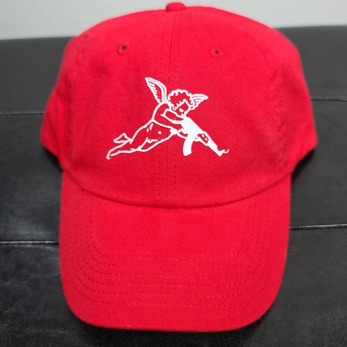 Custom Cupid Machine Gun Red Dad Hat Vinyl Design - Etsy