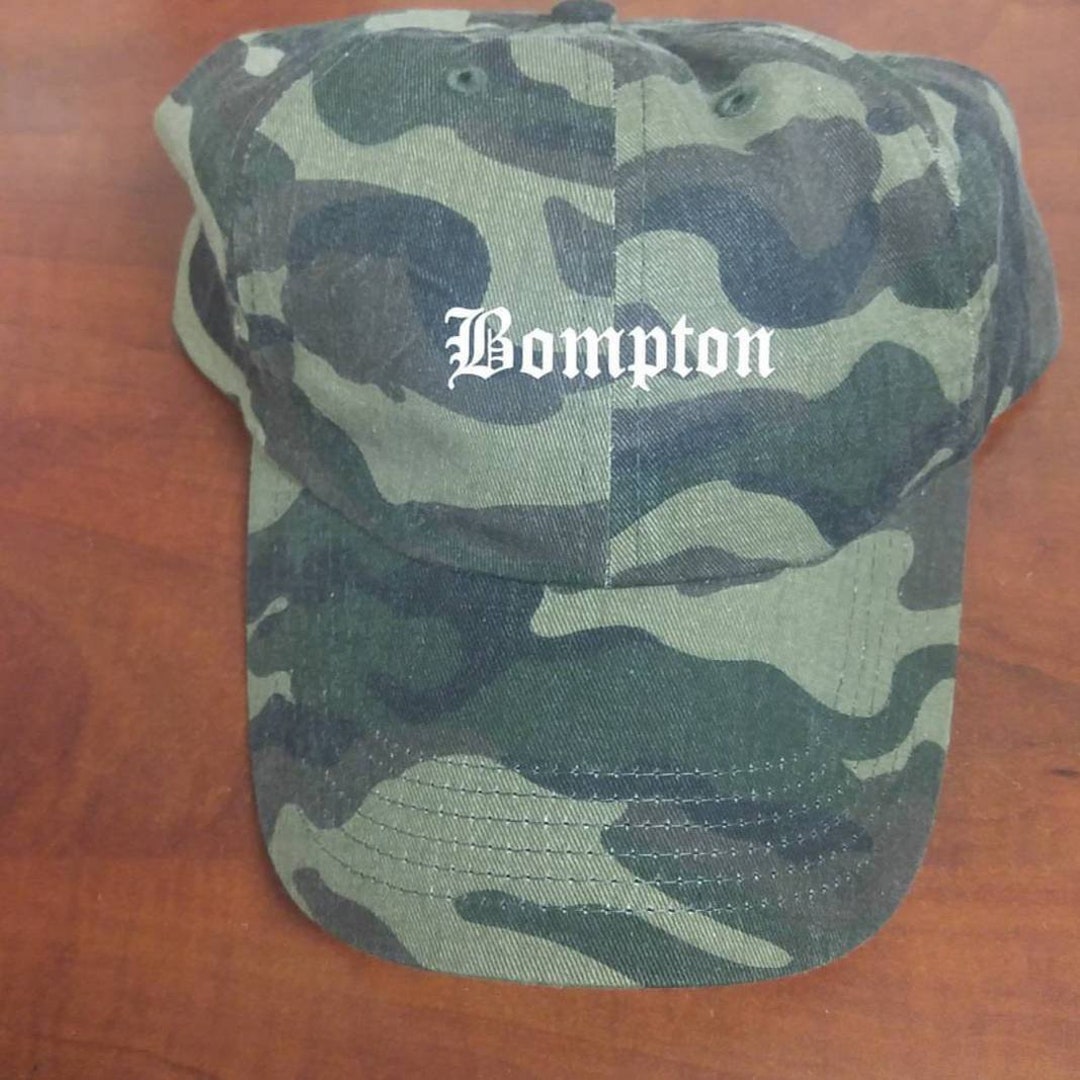 Bompton Camouflage Dad Hat Vinyl Design Size Adjustable Unisex - Etsy