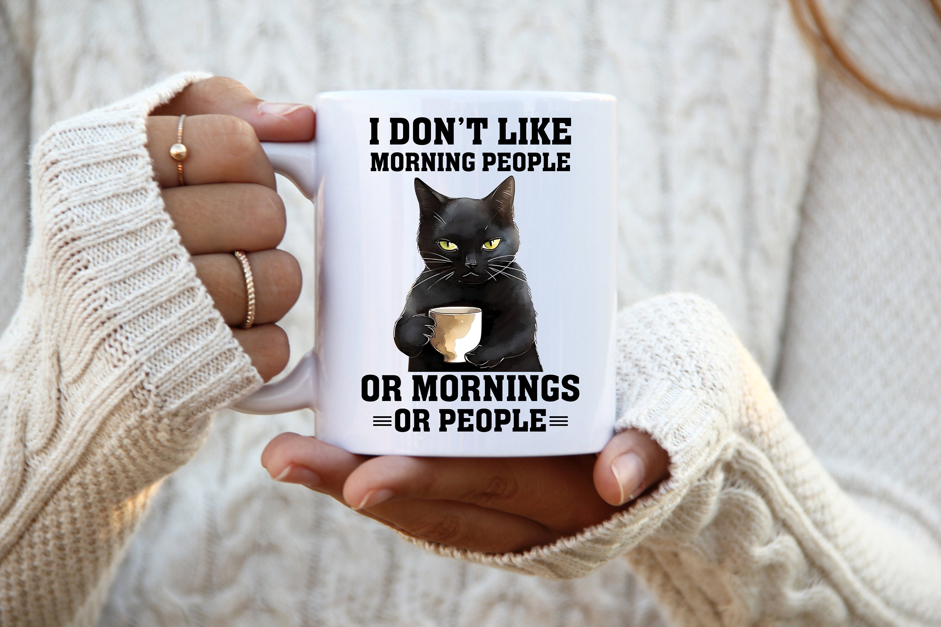 Funny Cat Mug, Cat Mug, Introvert Gift, Introvert Cat Coffee Mug, Funny ...