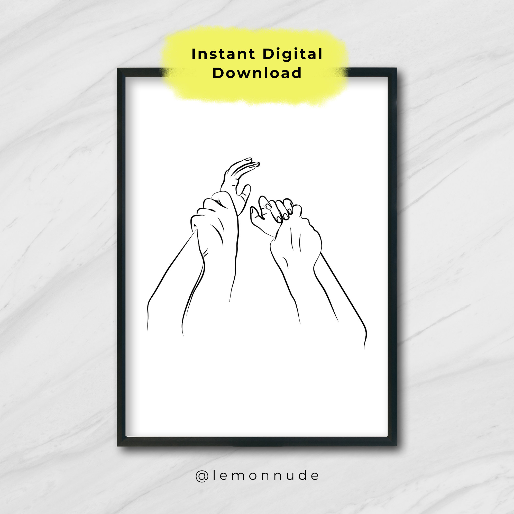 Hands Grabbing 1 Intimacy Sex Erotic Line Art Minimalism Etsy Canada