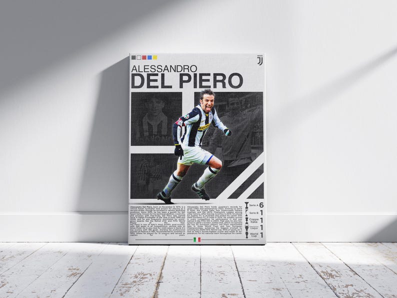 Alessandro Del Piero Poster | Alessandro Del Piero Print, Sports Poster ...