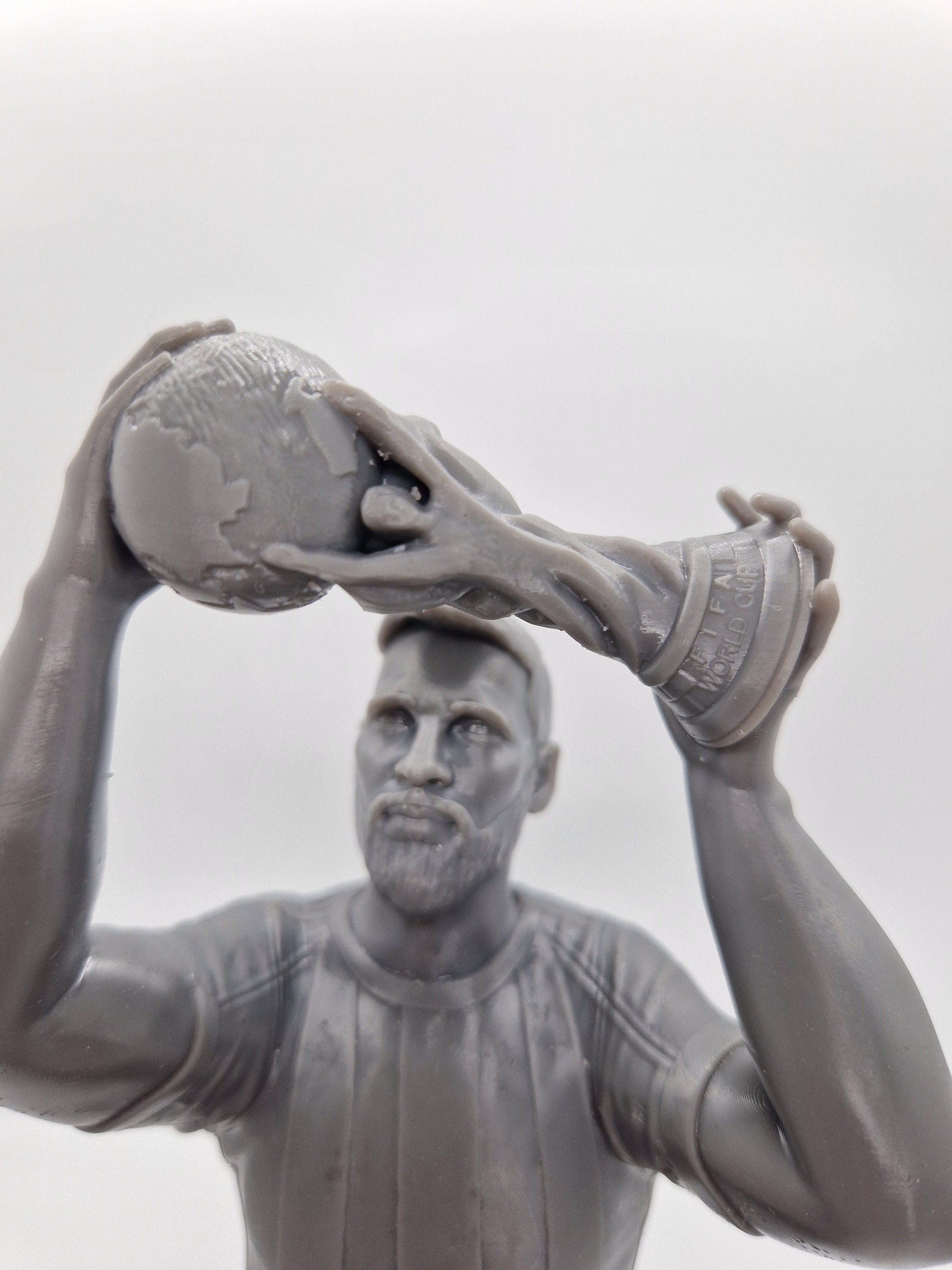 Lionel Messi World Cup Figurine | Iconic Lifting Moment Perfect Gift ...