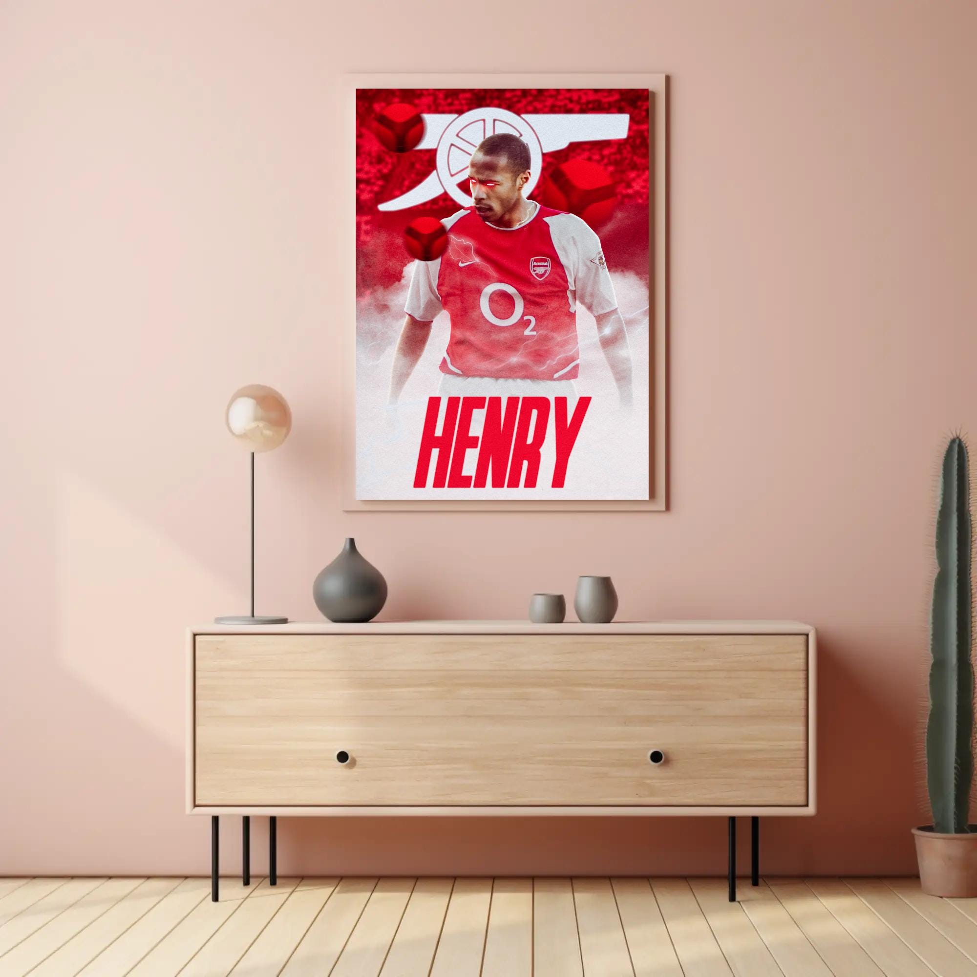 Thierry Henry Poster, French Footballer Poster, Soccer Gifts, Sports ...
