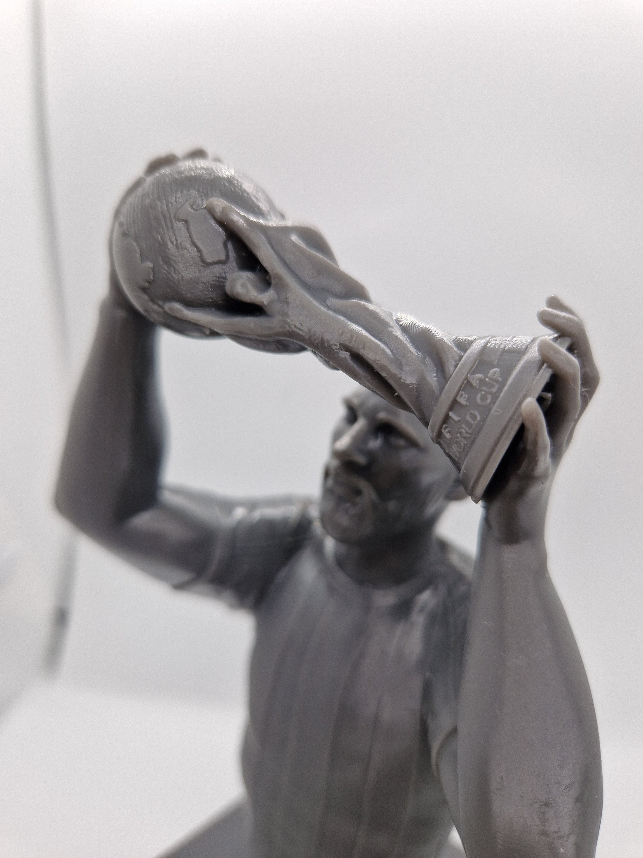 Lionel Messi World Cup Figurine | Iconic Lifting Moment Perfect Gift ...