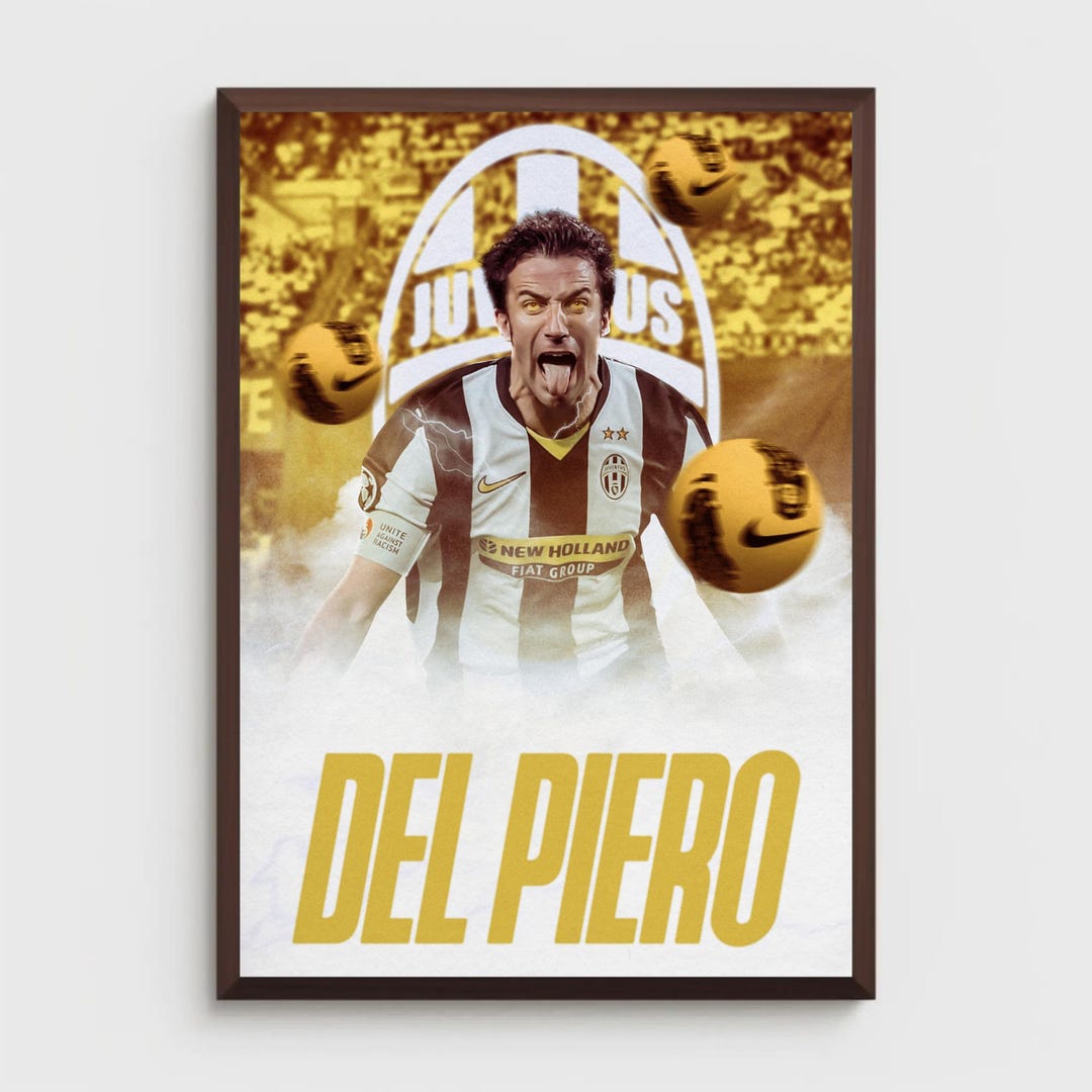 Alessandro Del Piero Poster | Alessandro Del Piero Print, Sports Poster ...