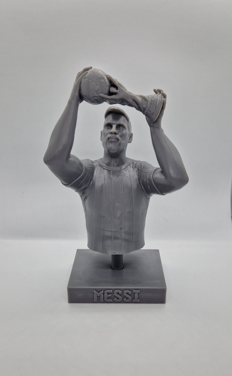 Lionel Messi World Cup Figurine | Iconic Lifting Moment Perfect Gift ...