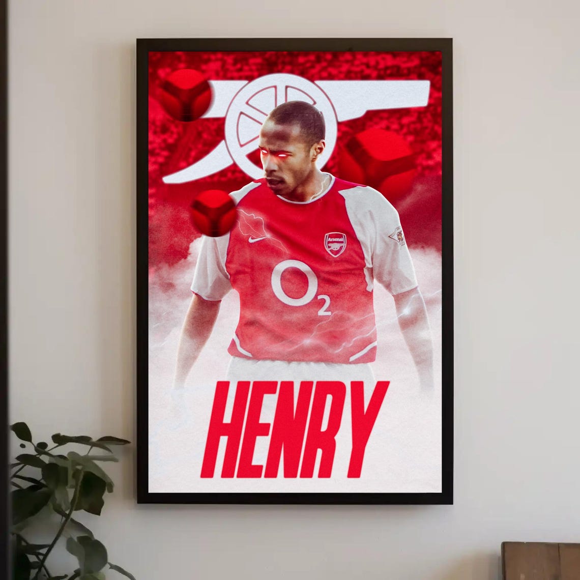 Thierry Henry Poster, French Footballer Poster, Soccer Gifts, Sports ...