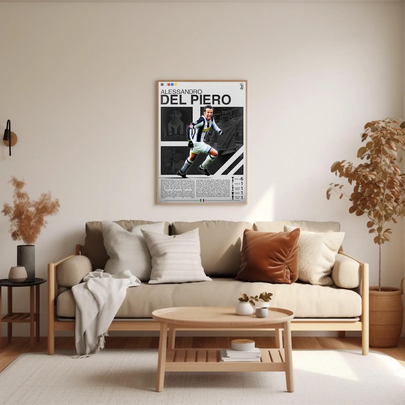 Alessandro Del Piero Poster | Alessandro Del Piero Print, Sports Poster ...