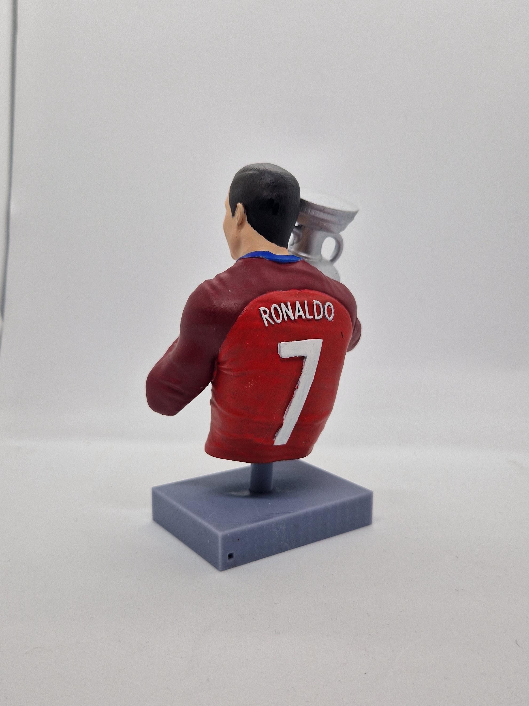 Ronaldo 3D Printed | Euro Winner Figurine | Soccer Collectible ...