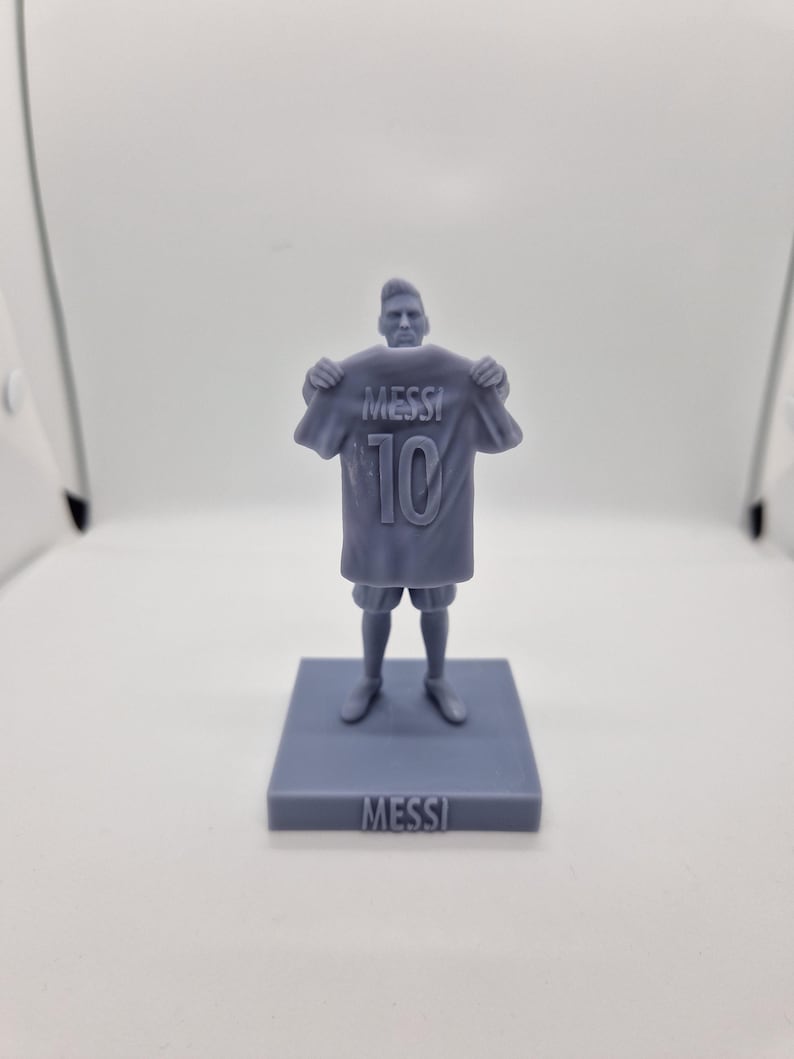 Lionel Messi 3D Printed Statue Iconic Goal Celebration Barcelona Vs ...