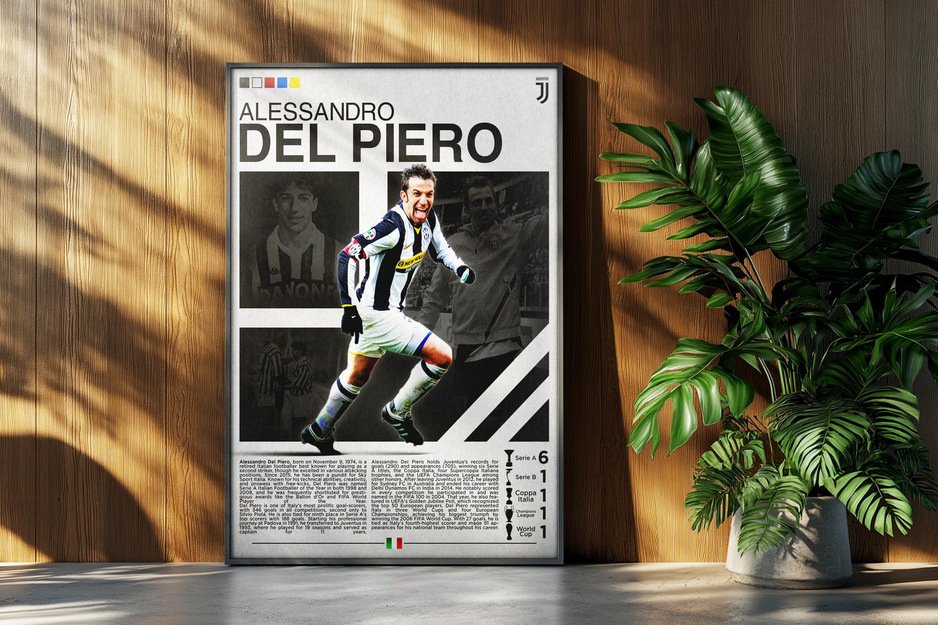 Alessandro Del Piero Poster | Alessandro Del Piero Print, Sports Poster ...