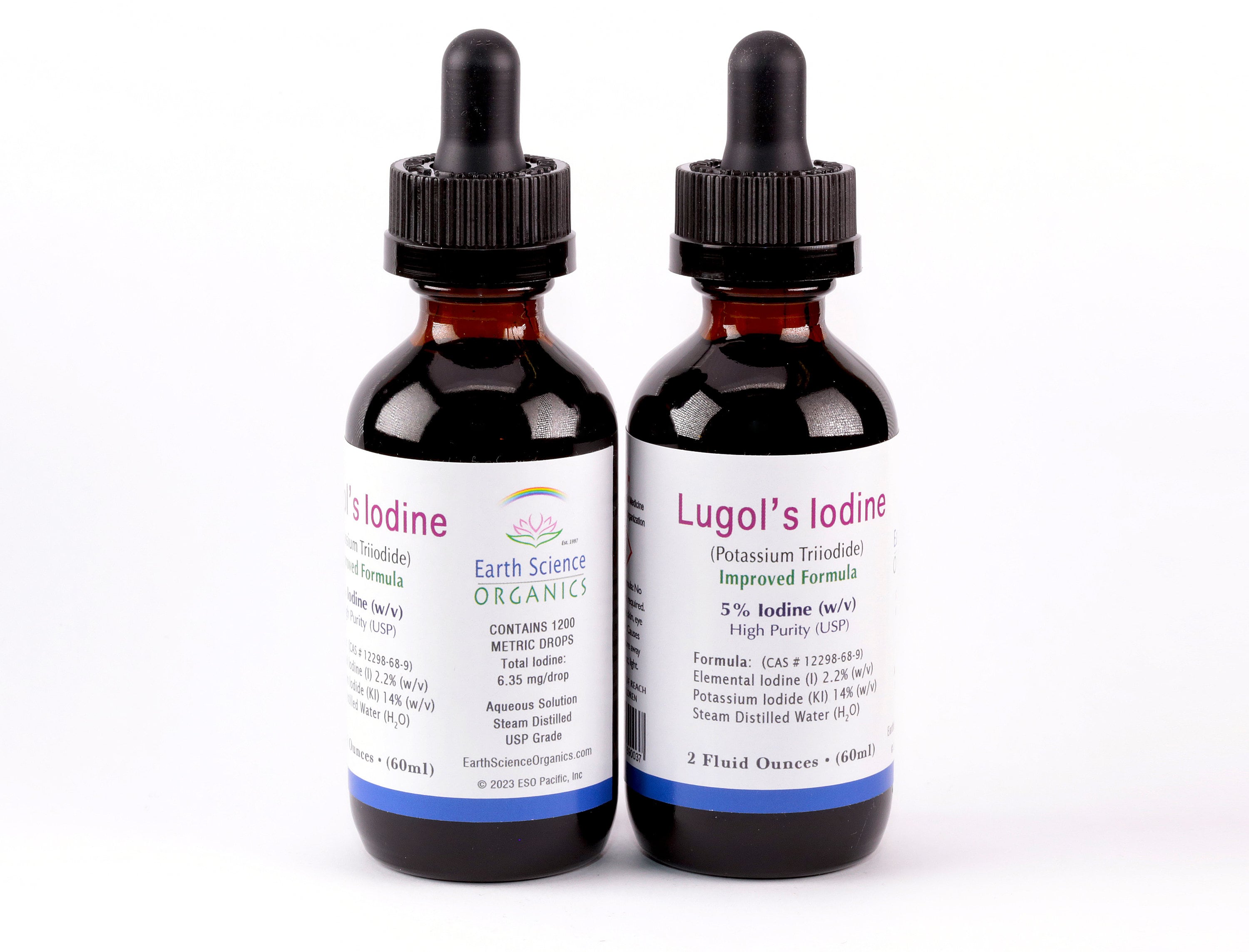 5% Lugols Iodine Solution: Twin Pack 4oz Total - Etsy
