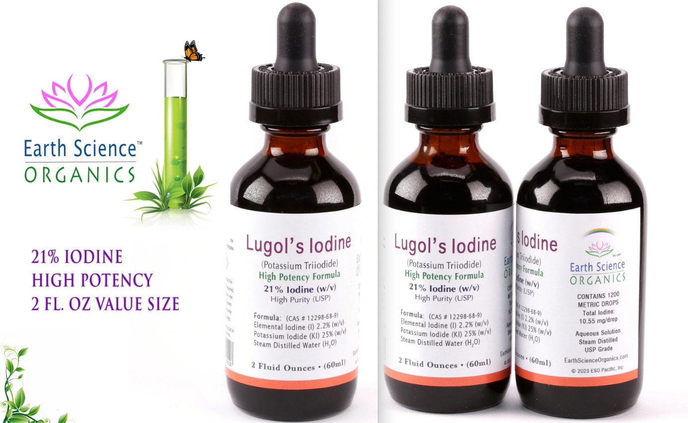 21% Lugol's Iodine Solution: Top Brand High Potency Formula W/dropper ...