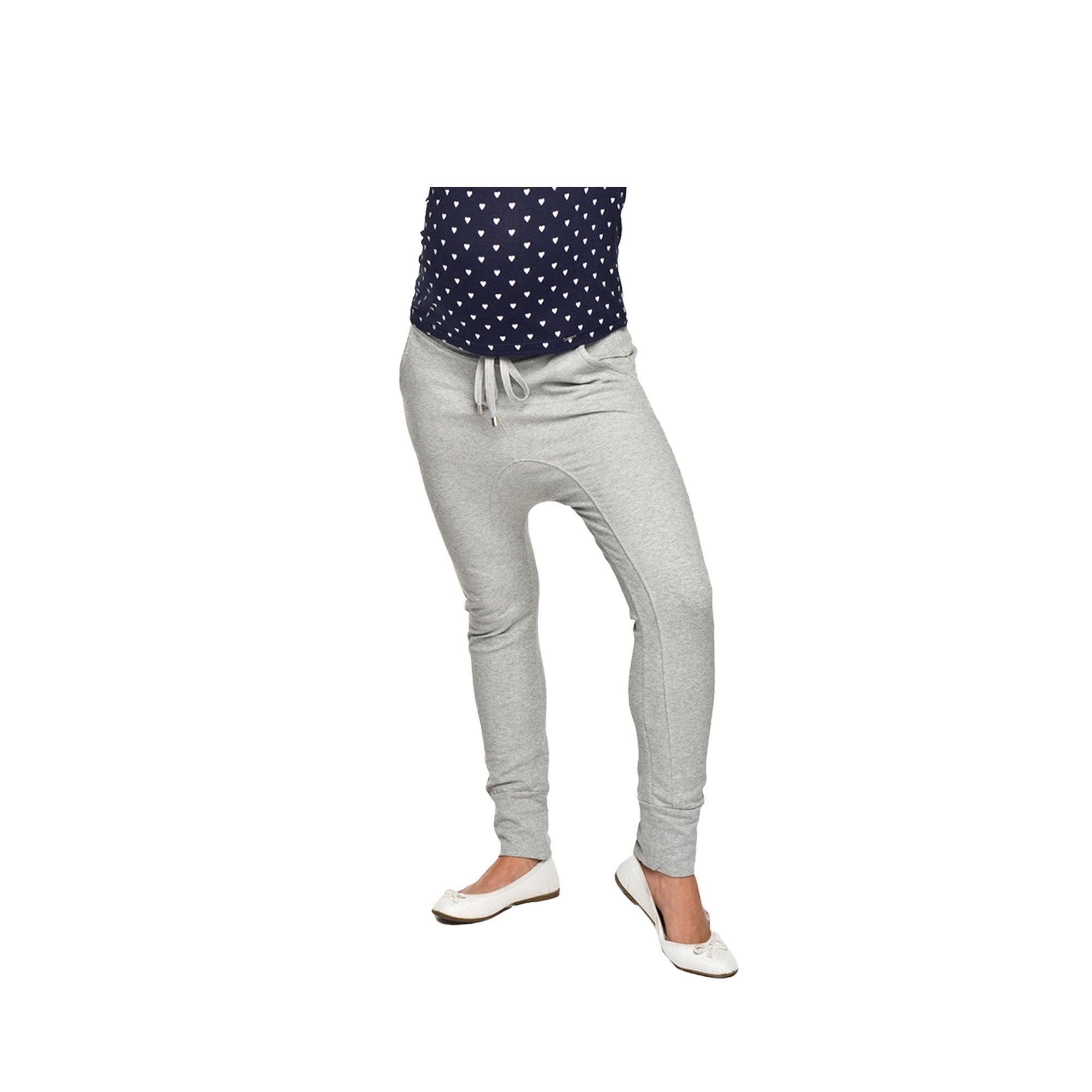 Umstandshose Jogginghose Haremshose Baggy Sporthose Sweathose bequeme ...
