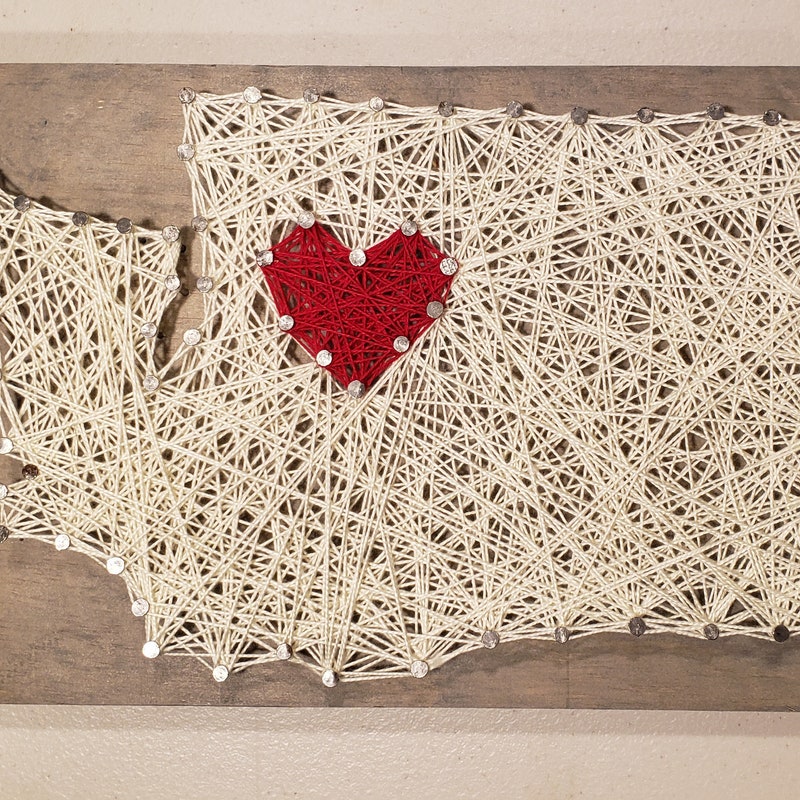 State String Art - Etsy