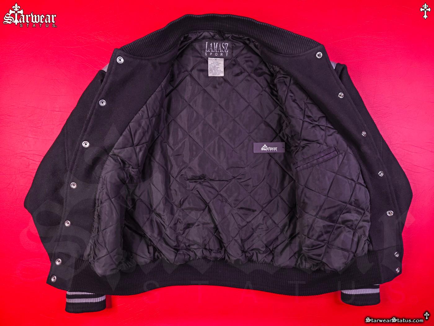 Vintage 90s TERMINATOR 2 3D Movie Crew Wool Leather Jacket S | Arnold ...