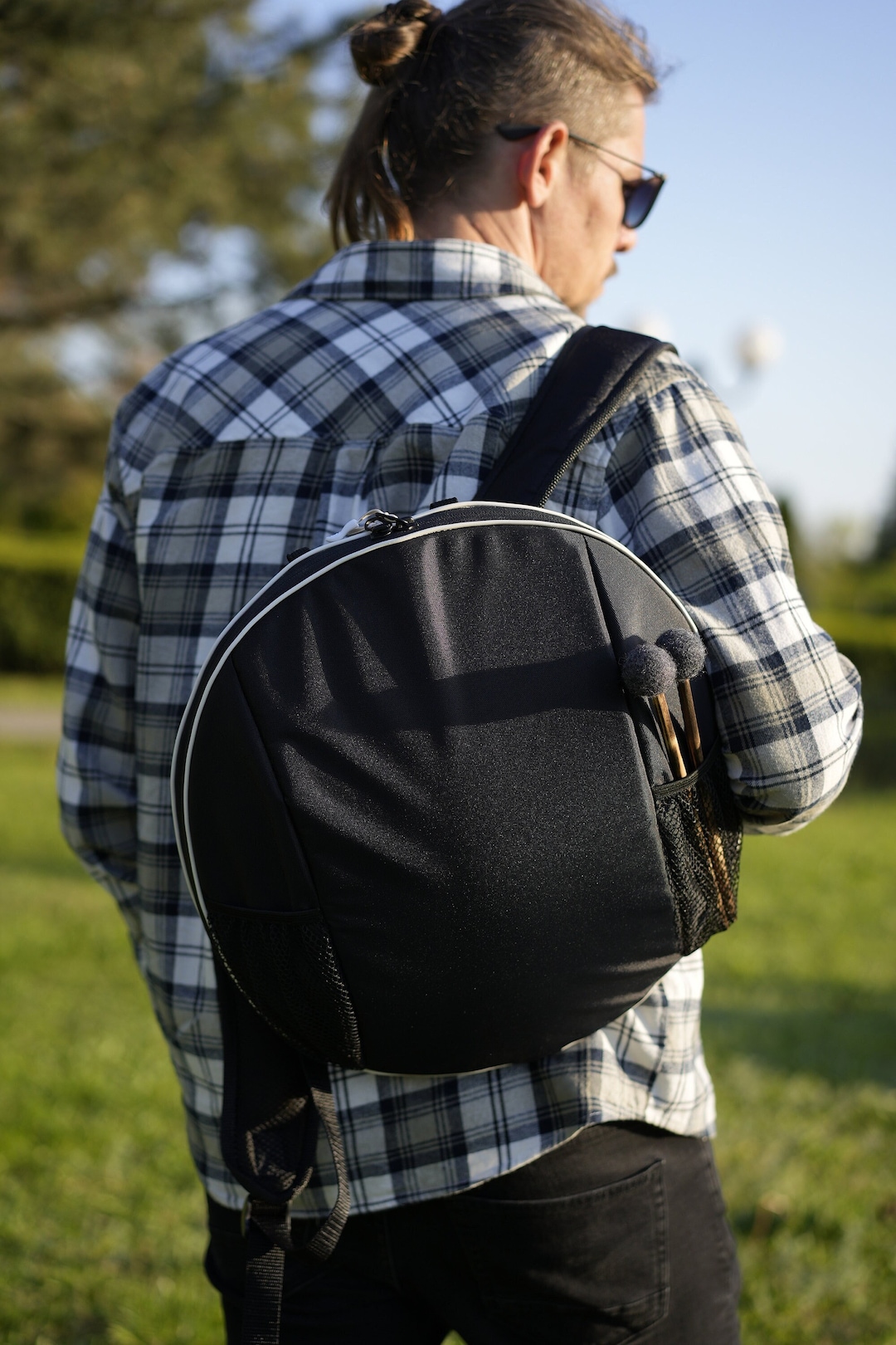 Backpack for for 14" Steel Tongue Drums Bag (35 Cm) and 12.8" (32 Cm ...