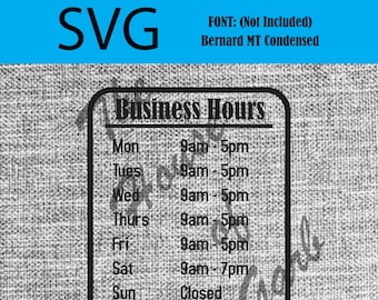 Business Hours | Etsy